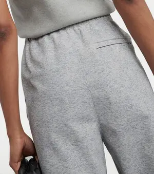 Bottega Veneta Trompe L'oeil Leather Sweatpants - Grey