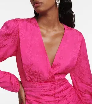 Rixo Jacquard Mini Dress