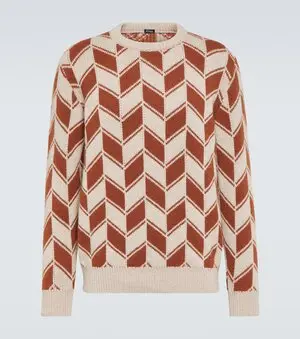 Kiton Cashmere Intarsia Sweater