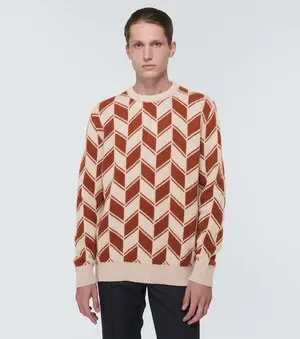 Kiton Cashmere Intarsia Sweater