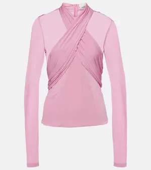 Isabel Marant Étoile Resly Draped Jersey Top - Pink