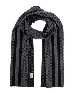 Gucci Gucci Wool Scarf - Black