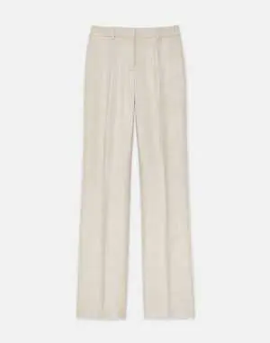 Lafayette 148 New York Bamboo Viscose Twill Gates Pant Birch Bark