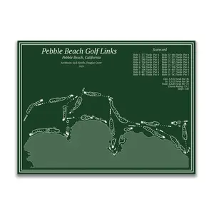 Course Maps Pebble Beach Golf Course Map