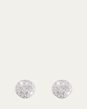 Pomellato Pomellato 18K Rose Gold Sabbia Stud Earrings With Diamonds White Diamonds