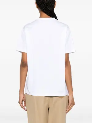 Burberry Contrast Pocket Cotton T-shirt - White