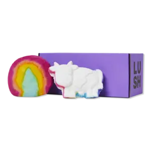 Lush The Cow Jumped Over The Rainbow Bathing Duo