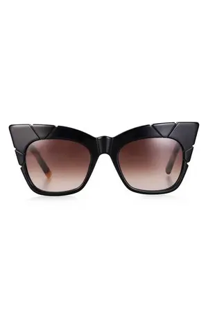 PARED Pared Bread & Butter Cat Eye Sunglasses Black