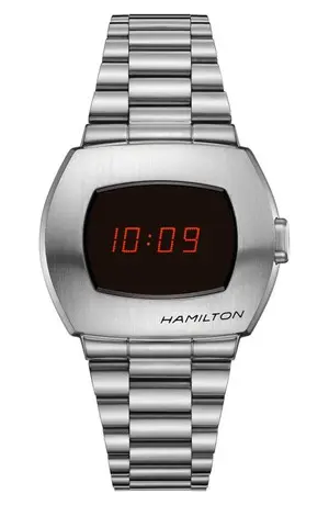 Hamilton American Classic Psr Digital Bracelet Watch - Silver
