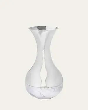 ANNA NEW YORK Dual Vase - Carrara Slvr