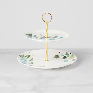 LENOX Balsam Lane Two Tier Server - Green