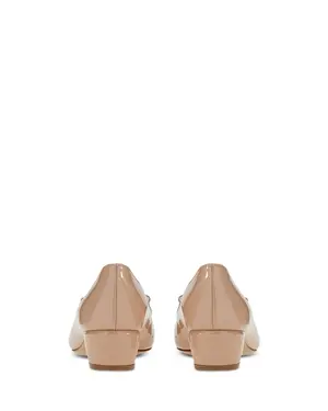 FERRAGAMO Vara Low-heel Pumps - Amaretti