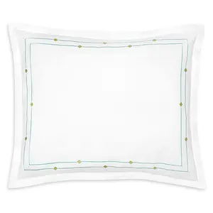 SFERRA Diamantini Sham, Continental - White/aqua