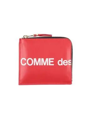Comme Des Garçons Coin Purse Leather - Red