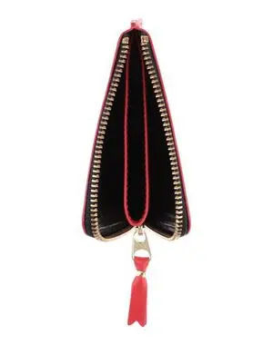 Comme Des Garçons Coin Purse Leather - Red