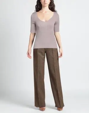 VICOLO Knitted Lamé Top