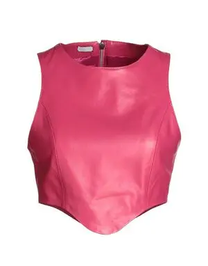 8 BY YOOX Leather Shaped Top