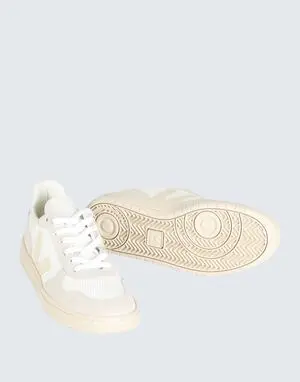 VEJA V- Leather Sneakers - White