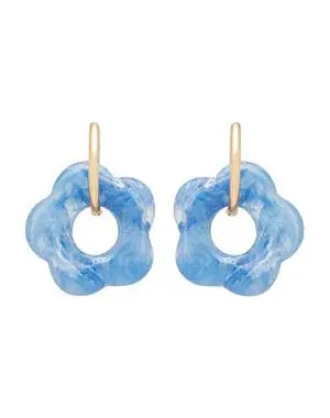 8 BY YOOX Small Hoop Earrings With Flower Pendant