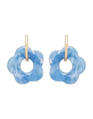 8 BY YOOX Small Hoop Earrings With Flower Pendant