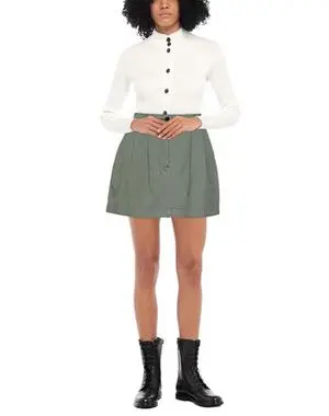DEPARTMENT 5 Mini Flared Cotton Skirt - Green