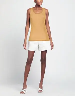 COMPAGNIA ITALIANA Sleeveless Knit Top - Yellow