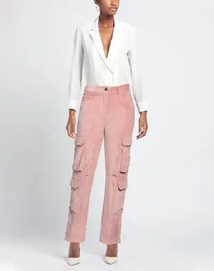 VICOLO Straight Leg Velvet Trousers