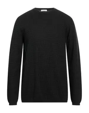 PAOLO PECORA Knitted Cotton Sweater - Black