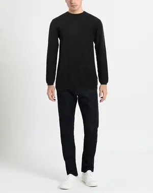 PAOLO PECORA Knitted Cotton Sweater - Black