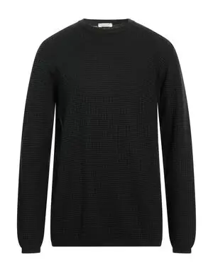 PAOLO PECORA Knitted Cotton Sweater - Black