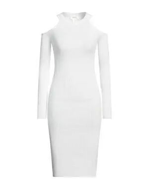White Long Sleeve Bodycon Dresses