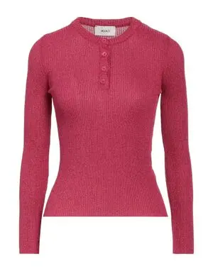 VICOLO Knitted Lame Sweater - Pink