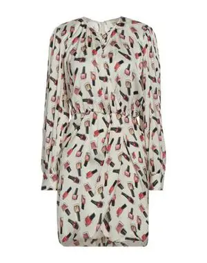 VICOLO Mini Trapeze Dress - Beige