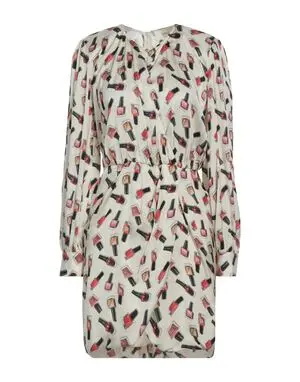 VICOLO Mini Trapeze Dress - Beige