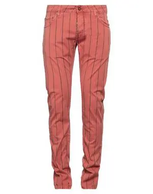 HANDPICKED Striped Cotton-elastane Trousers