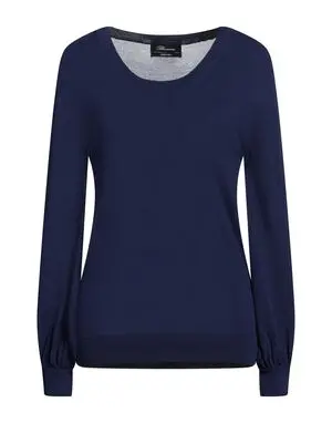 Blumarine Sweater In Viscose And Polyamide - Navy Blue