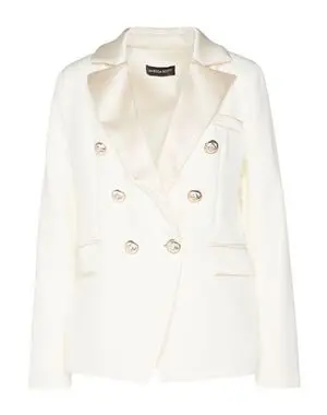 VANESSA SCOTT Double-breasted Blazer - White