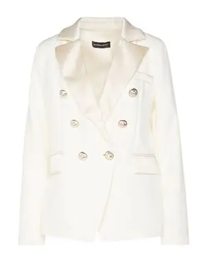 VANESSA SCOTT Double-breasted Blazer - White