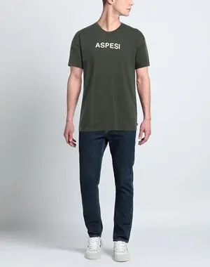 Aspesi T-shirt Military Size Cotton - Green