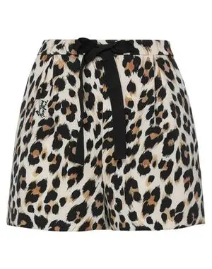 Moschino Leopard-print Shorts - Beige
