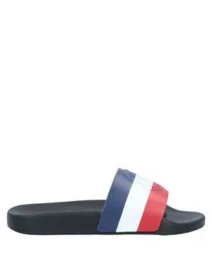 Moncler Rubber Pool Slides - Blue