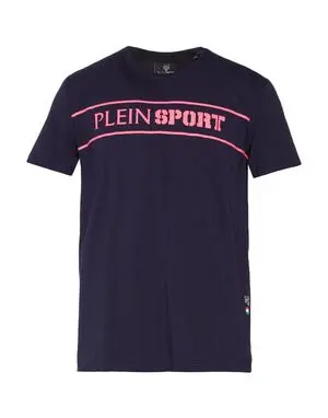 PLEIN SPORT T-shirt Size Cotton, Elastane - Navy