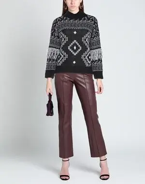 ANGELA MELE MILANO Turtleneck Knit Top