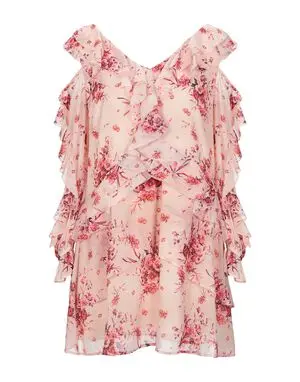 TWENTY EASY BY KAOS Mini Floral-print Georgette Dress