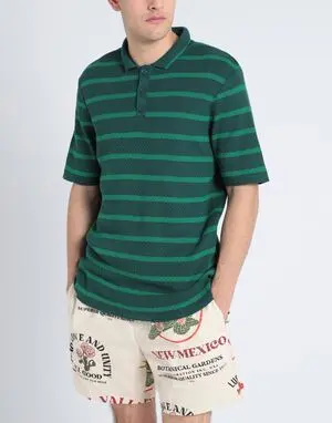 Topman Striped Knit Polo