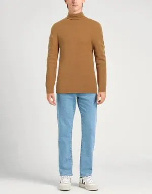 Alpha Studio Turtleneck Knit Pullover - Mustard