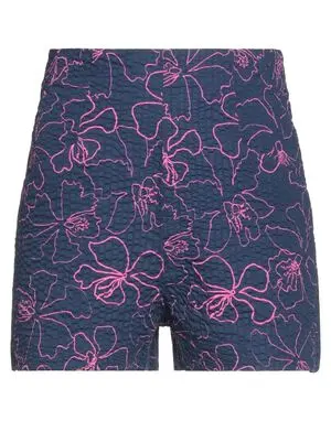 Cacharel Straight Leg Hawaiian Design Shorts