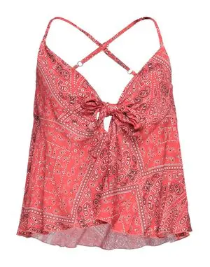 KONTATTO Woven Paisley-print Sleeveless Top
