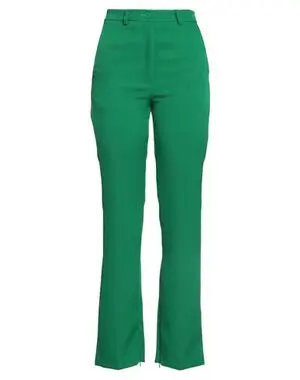 VICOLO Crepe Bootcut Pants - Green