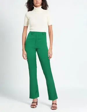 VICOLO Crepe Bootcut Pants - Green